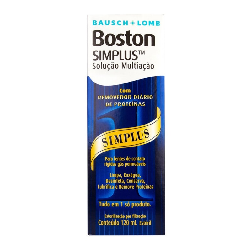 Solução Multi-Uso Boston Simplus 120ml | newlentes