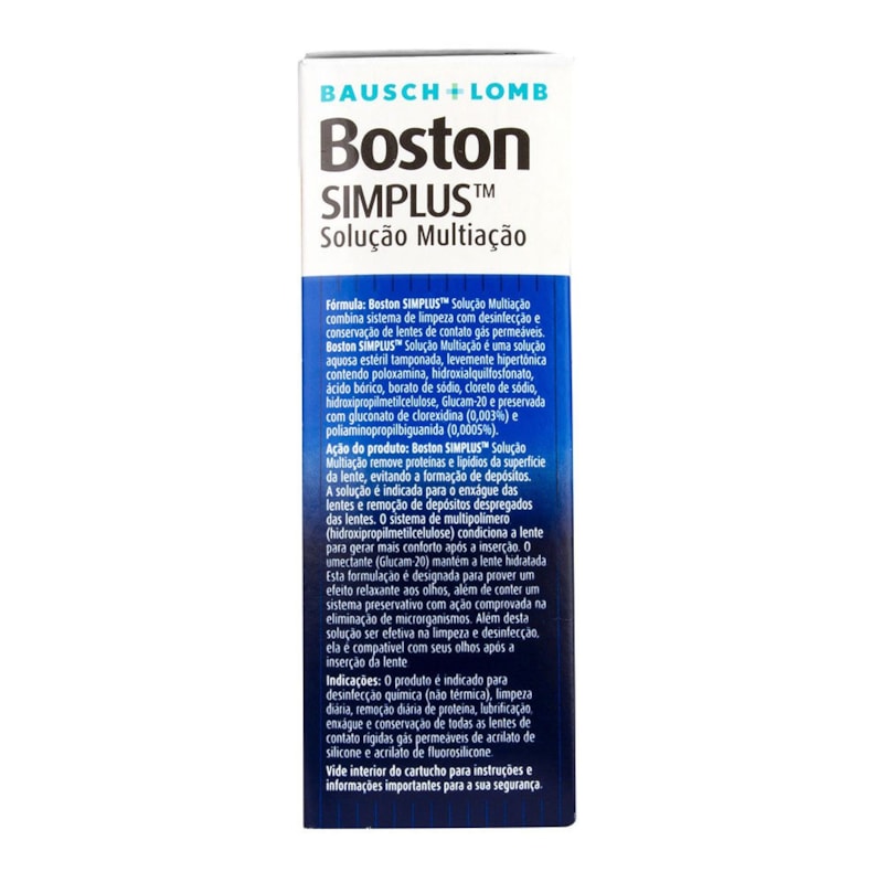 Solução Multi-Uso Boston Simplus 120ml | newlentes