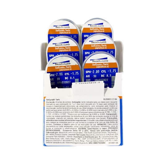 Lentes de contato Soflens Toric | newlentes