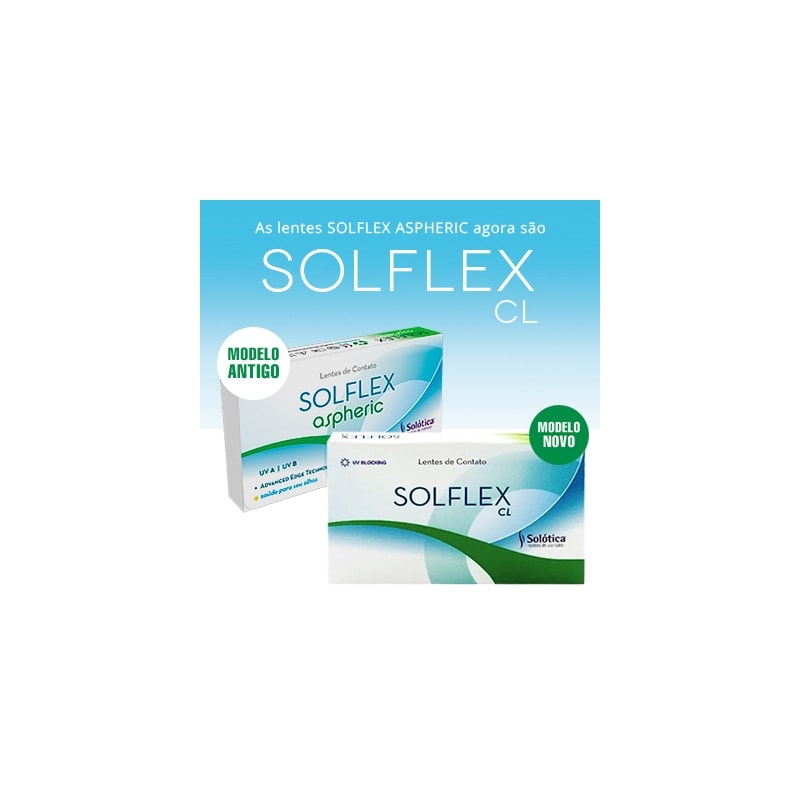 Solflex CL - lentes de contato com grau | newlentes