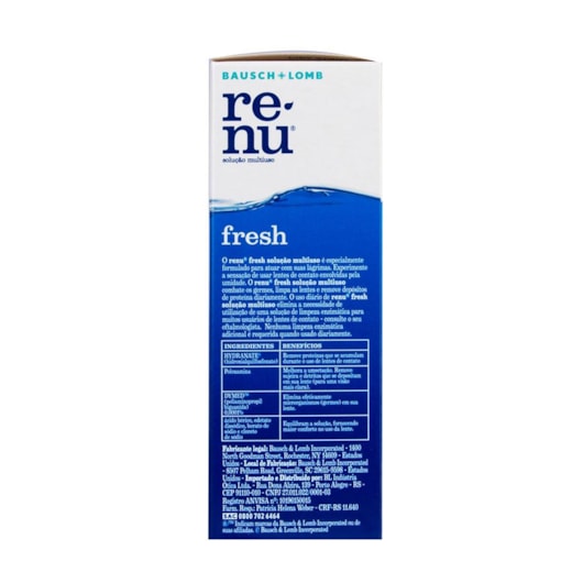 Renu Fresh 60ml ideal para viagem | newlentes