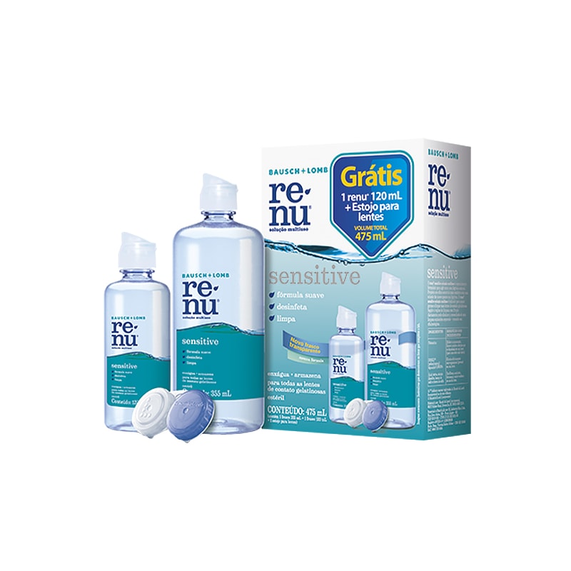 Renu Sensitive para olhos sensíveis | newlentes